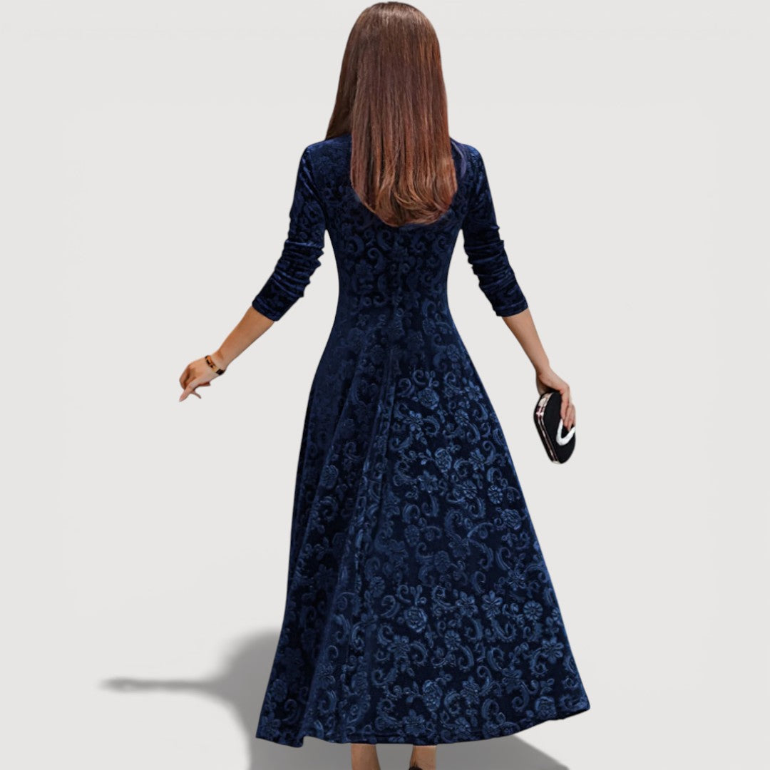 Jillian | Elegant Velvet Dress – Marlowe New York